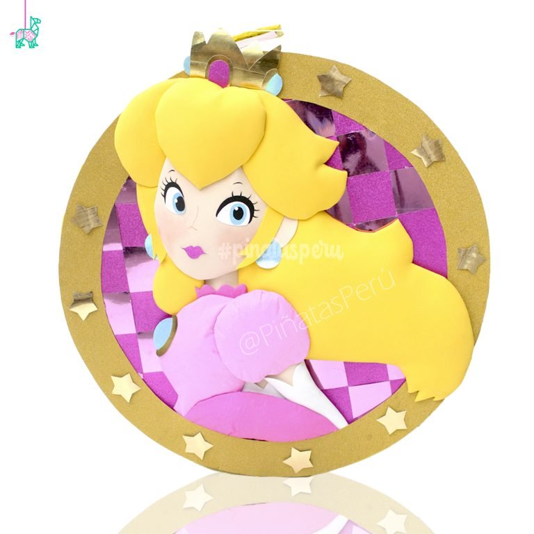 Princesa Peach piñata - PIÑATAS PERÚ